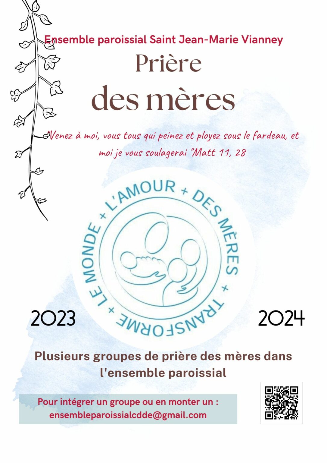 Prière des mères – Paroisse Écully | Dardilly | Champagne | La Duchère